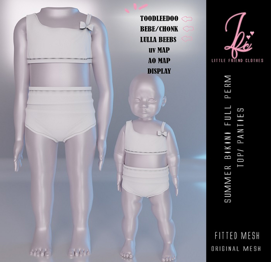Second Life Marketplace {l F C} Summer Bikini Demo